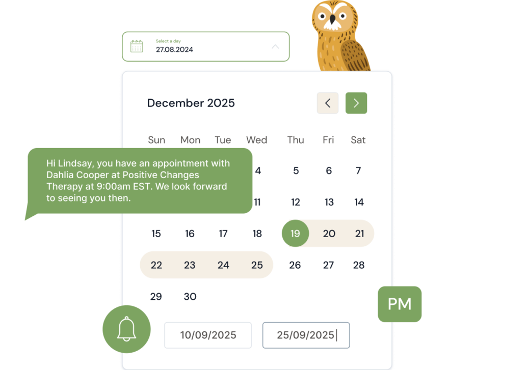 Simplify Scheduling & Reminders with Owl Practice Suite