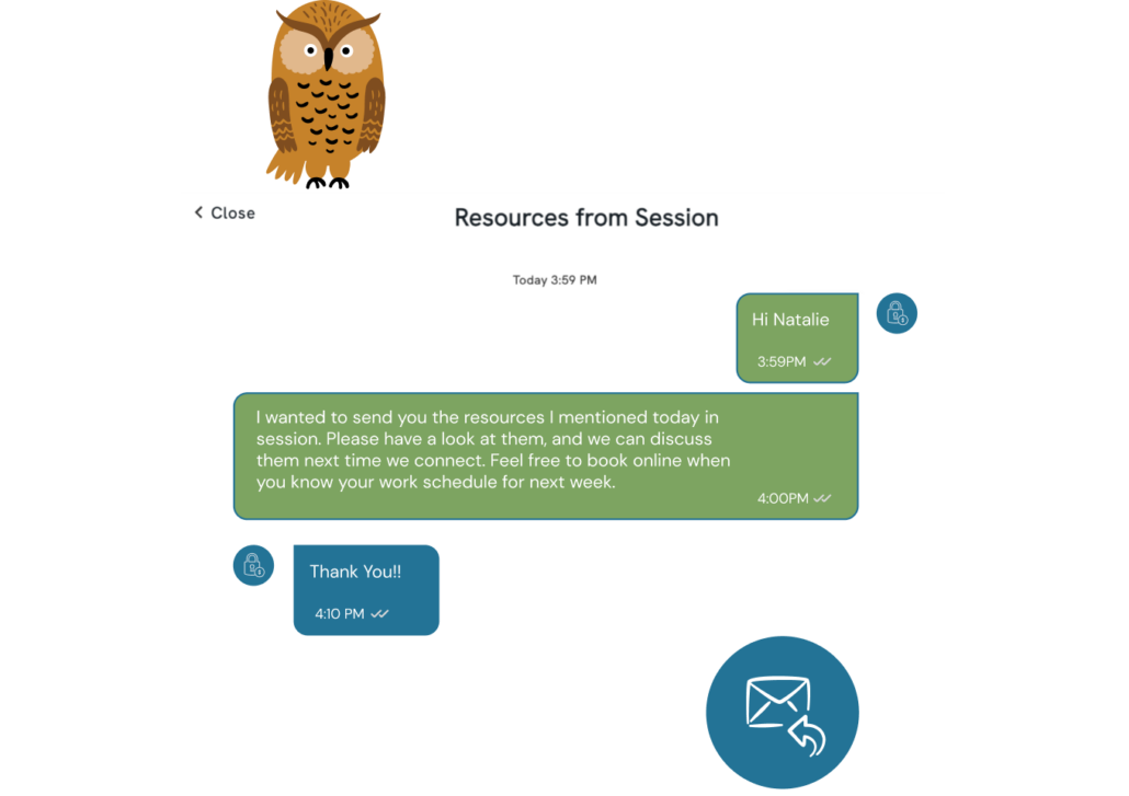 Secure Messaging for Therapists with Owl Practice Suite